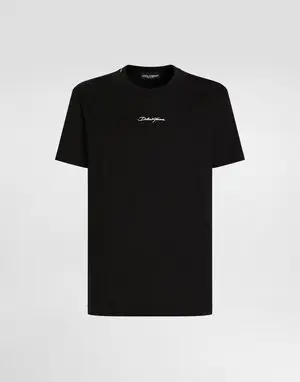 Dolce & Gabbana T-shirt M/corta Giro - Black