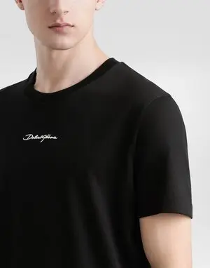 Dolce & Gabbana T-shirt M/corta Giro - Black