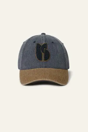 Ba&sh Cotton Baseball Cap - Gray