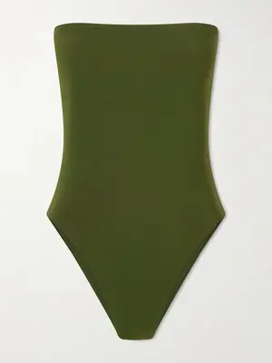 LIDO Sedici Bandeau Swimsuit - Green
