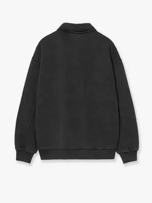 Carhartt Work In Progress Detroit Deying Treatment Cotton Sweatshirt - Black