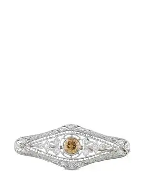 LB EXCLUSIVE Edwardian Diamond Brooch - Silver