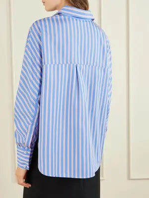 DESTREE Gahee Striped Cotton-poplin Shirt