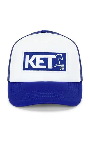 PLEASURES Tranquil Trucker Hat - Blue