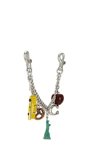 COACH New York Motif Chain Bag Charm - Multi