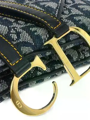 Dior 2002 Double Saddle Handbag - Blue