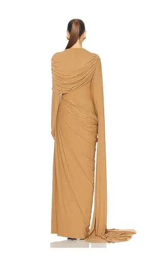 DEME BY GABRIELLA The Suze Dress - Dark Beige