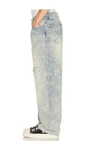 RYOKO RAIN Paisley Jeans