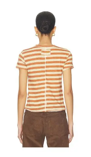 Free People We The Free Nora Tee - Mocha Combo