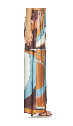 Faithfull The Brand Jensen Wide Leg Pants - Notte