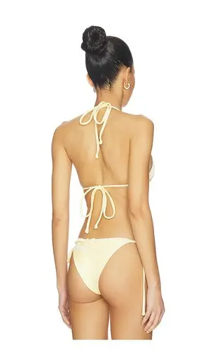 Frankies Bikinis Nick Terry Top - Lemon