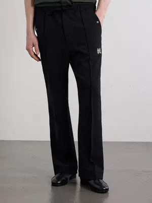 Needles Piping Cowboy Straight-leg Trousers - Black