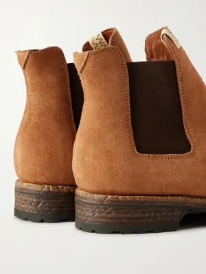 Visvim Gornergrat Mid-folk Suede Chelsea Boots - Brown
