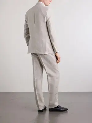 FAVOURBROOK Cooper Linen Suit Jacket - Gray