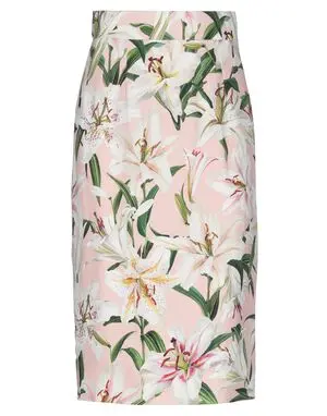 Dolce & Gabbana Midi Skirt In Viscose And Elastane