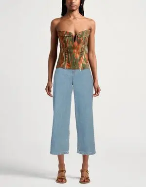 Kenzo Wide-leg Cropped Jeans