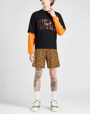 Palm Angels Leopard-print Shorts