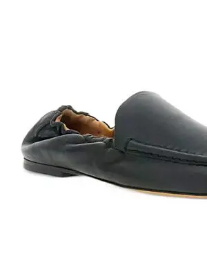 ODISSI Juno Gathered Loafers - Black