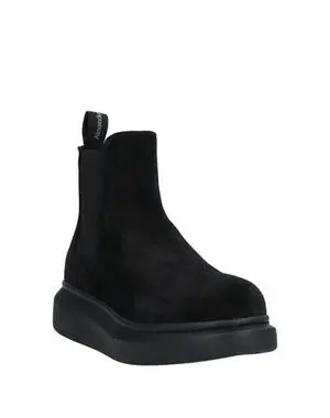 Alexander McQueen Leather Chelsea Boots With Suede Effect