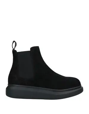 Alexander McQueen Leather Chelsea Boots With Suede Effect
