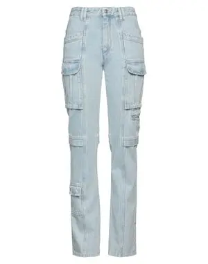 Isabel Marant Étoile Cotton Denim Cargo Jeans