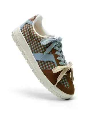 LILI CURIA Colette Checked Sneakers