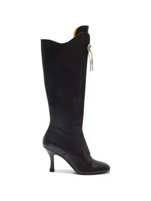 LILI CURIA Ida Lace Up Tall Boots