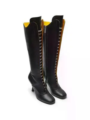 LILI CURIA Ida Lace Up Tall Boots