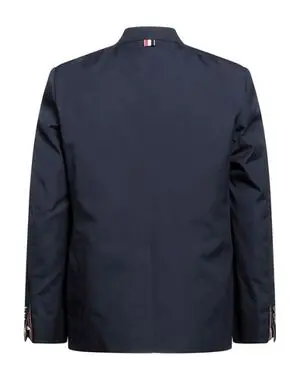 Thom Browne Blazer Size Polyester, Cotton - Navy