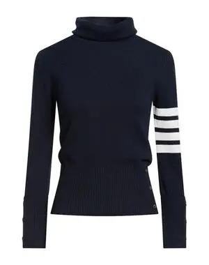 Thom Browne Turtleneck Cashmere Knit - Navy