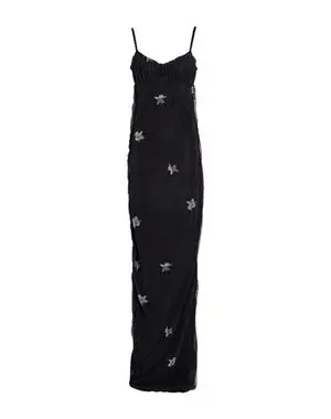 Pinko Maxi Dress In Polyamide And Elastane