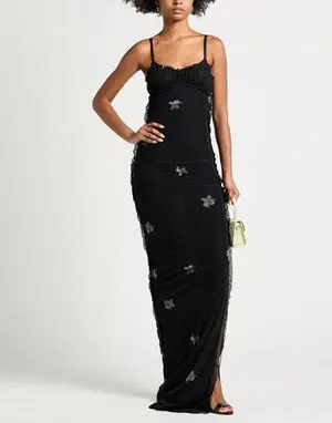 Pinko Maxi Dress In Polyamide And Elastane