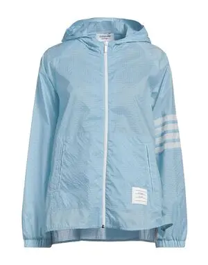 Thom Browne Windbreaker Jacket - Blue