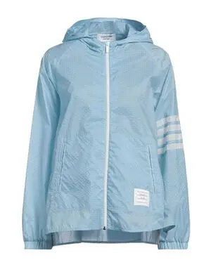 Thom Browne Windbreaker Jacket - Turquoise