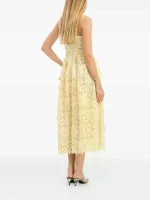 ROTATE BY BIRGER CHRISTENSEN Lace Midi Dress