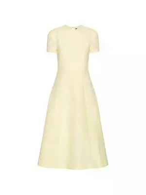 ROTATE BY BIRGER CHRISTENSEN Flared Midi Dress