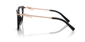 Tiffany & Co. Square Eyeglasses With Knot Motif - Black