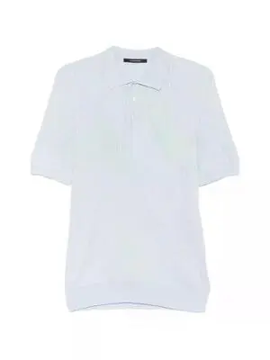 Tagliatore Textured Short-sleeve Polo Shirt