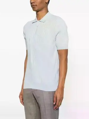 Tagliatore Textured Short-sleeve Polo Shirt