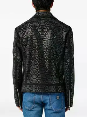 Philipp Plein Monogram Biker Jacket