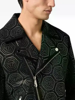 Philipp Plein Monogram Biker Jacket