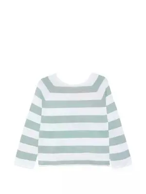 AROVESCIO Striped-pattern T-shirt