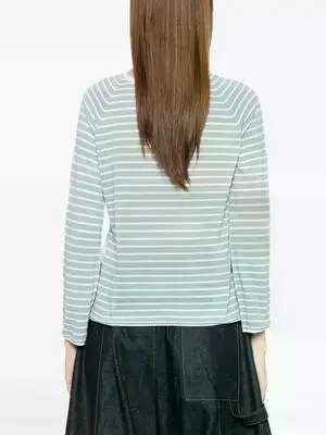 AROVESCIO Striped-pattern T-shirt