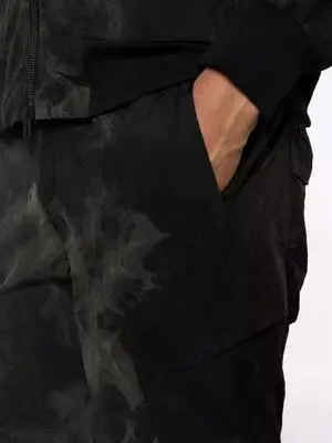 JG1 Tie-dye Cargo Shorts - Black
