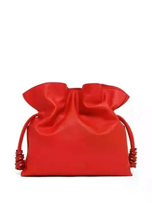 Loewe Medium Coil Flamenco Clutch - Red