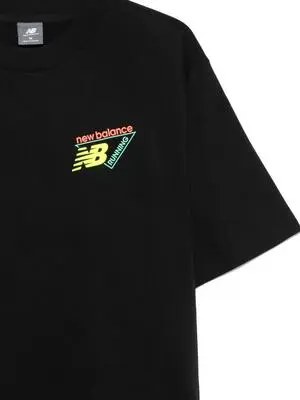 NEW BALANCE Classic Tri-logo Heat Map T-shirt - Black