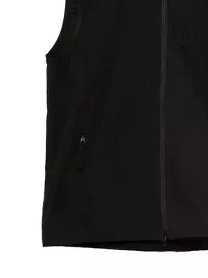 Aspesi Zip-up Gilet - Black