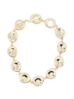 JOSEPH Bean Gilded Disc Necklace - Gold