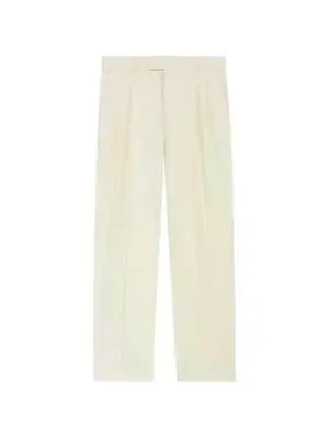 Drole De Monsieur Pleated-waistband Golf Trousers - Neutrals