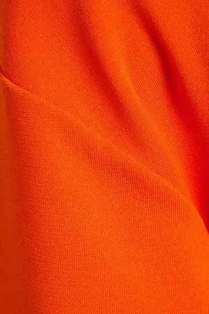 Stella McCartney Stretch-knit Midi Dress - Orange